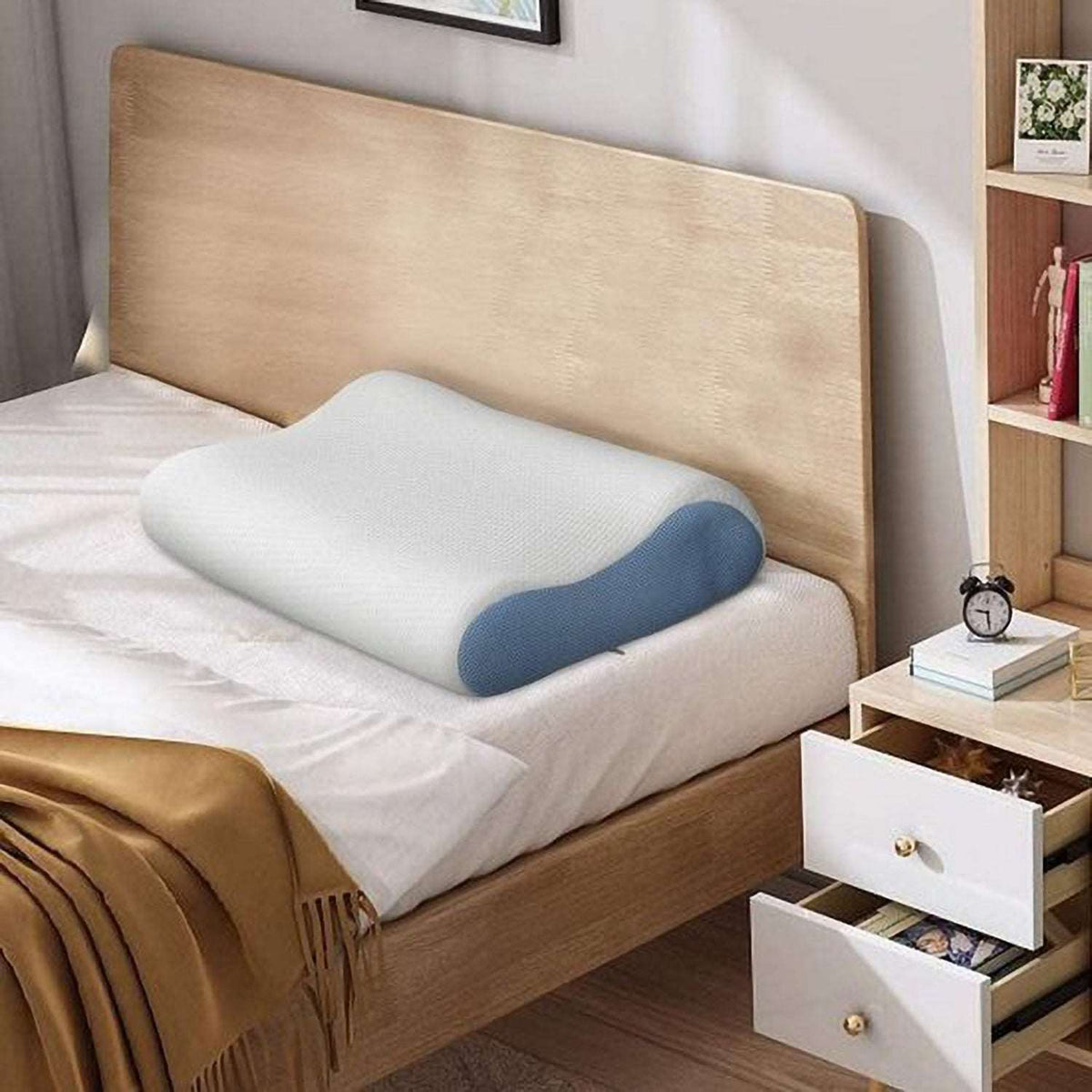 Premium Memory Foam Contour Pillow – Livingful Store