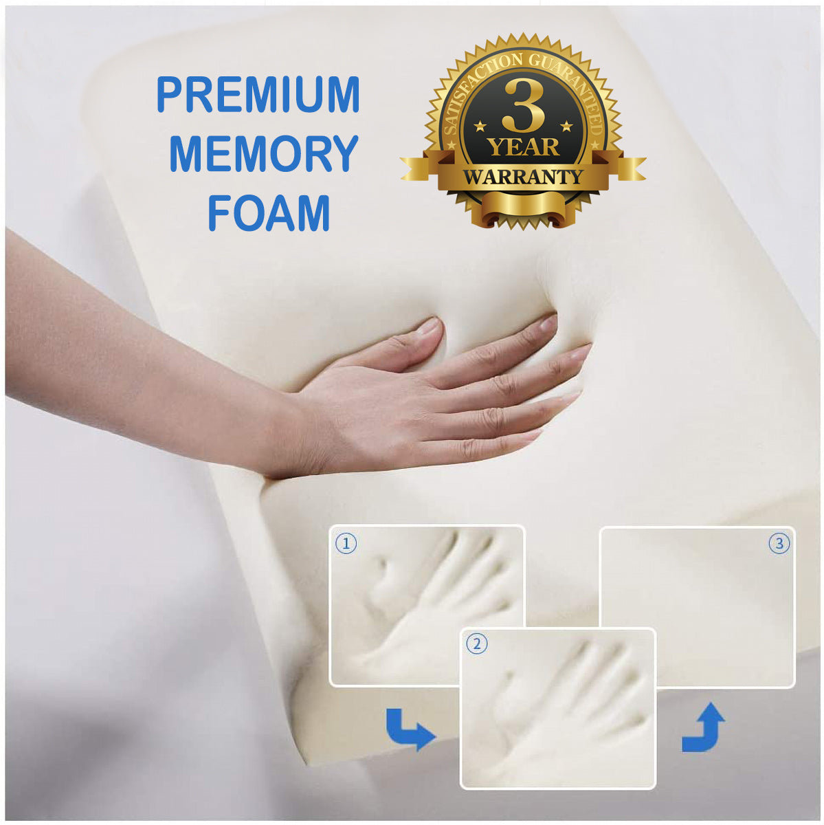 Memory Foam Contour Pillow – Livingful Store