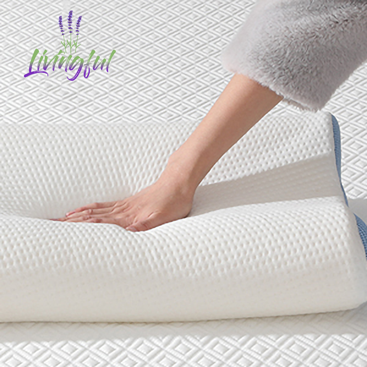 Premium Memory Foam Contour Pillow – Livingful Store