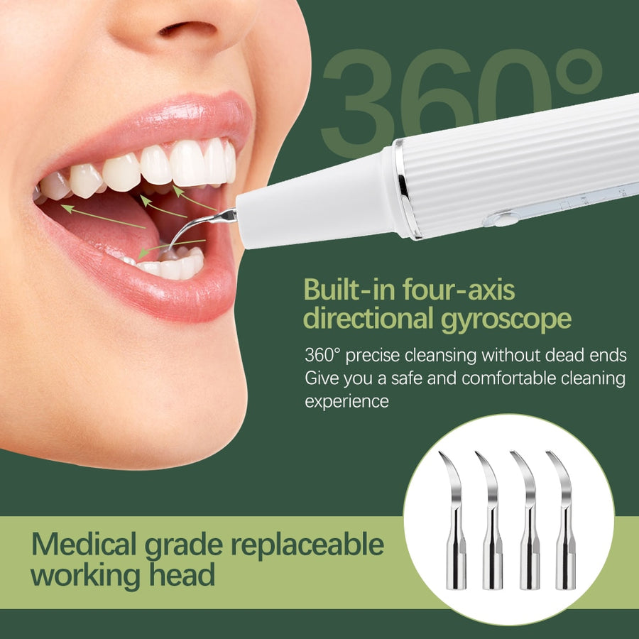 Premium Ultrasonic Tooth Cleaner Kit – Livingful Store